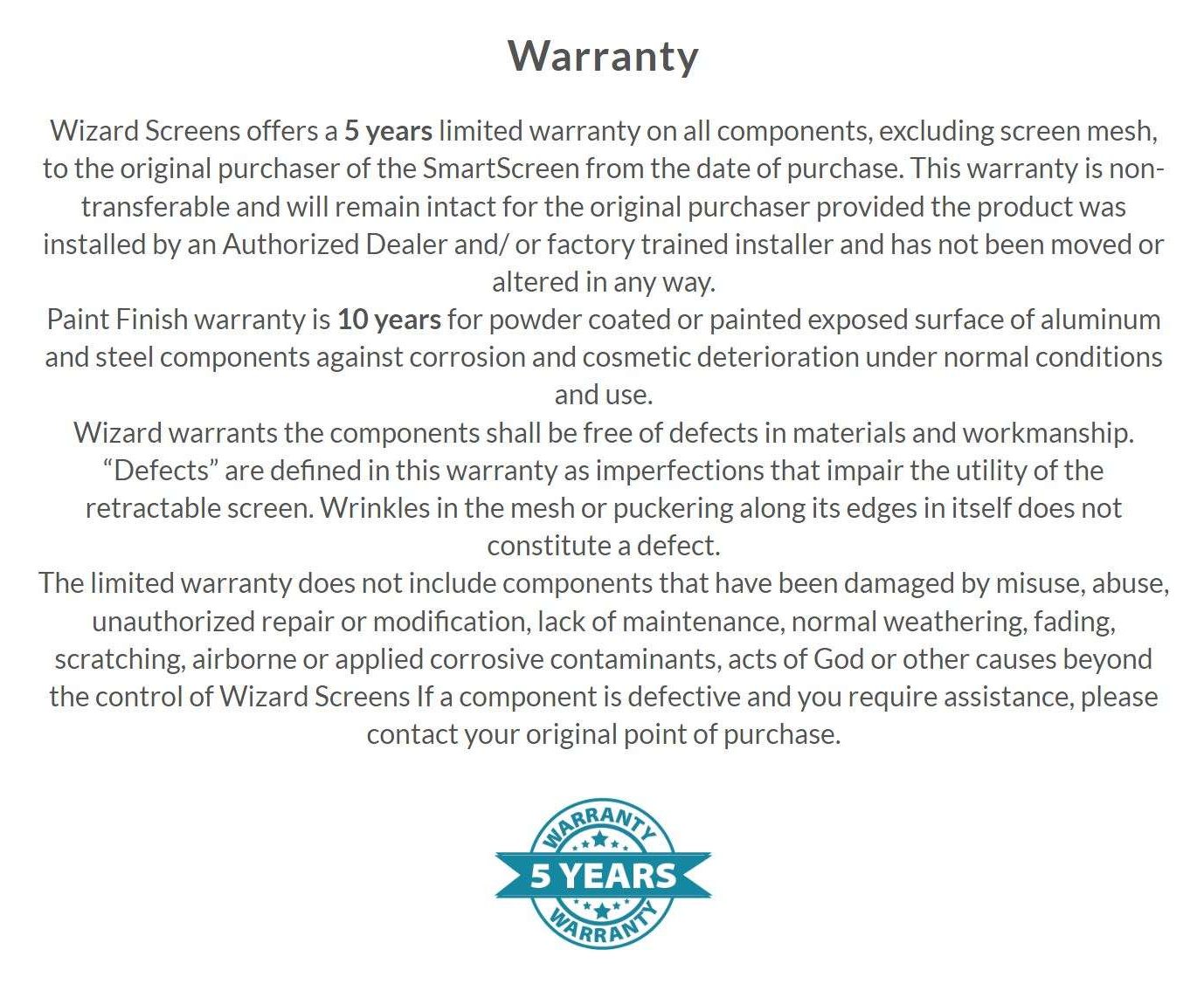 Wizard Motorized Retractable Screens – Control with Ease